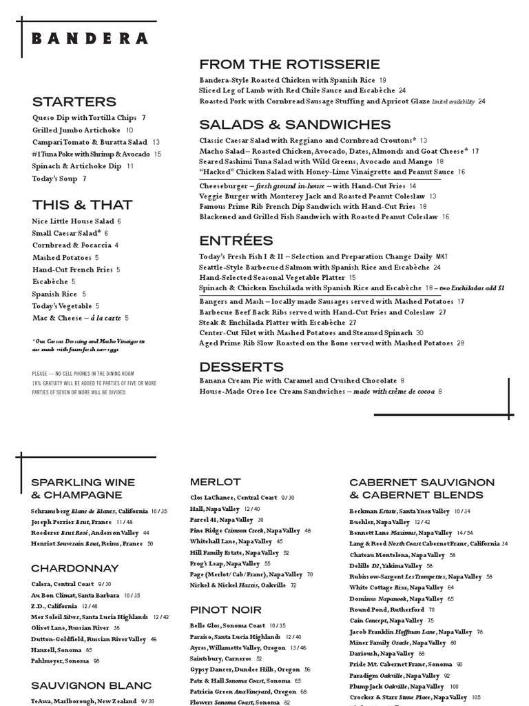 Bandera Chicago | PDF | Salad | Foods