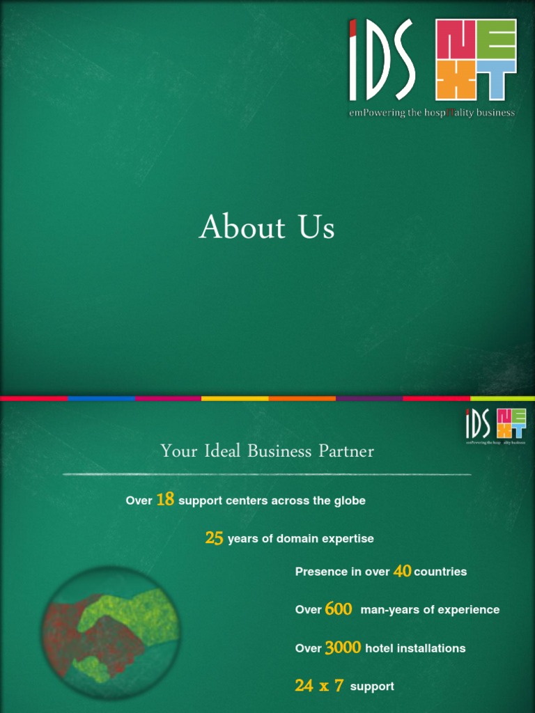 IDS NEXT Corporate Profile | PDF | Enterprise Resource Planning ...