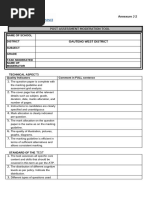 Final Pre-Assessment Moderation Tool | PDF | Cognition | Learning