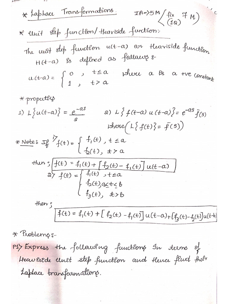 Laplace Transform Part 2 | PDF