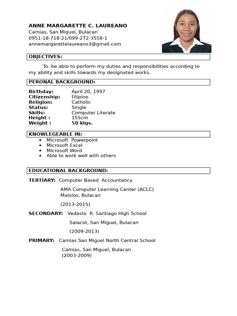 Agency Resume Final | PDF