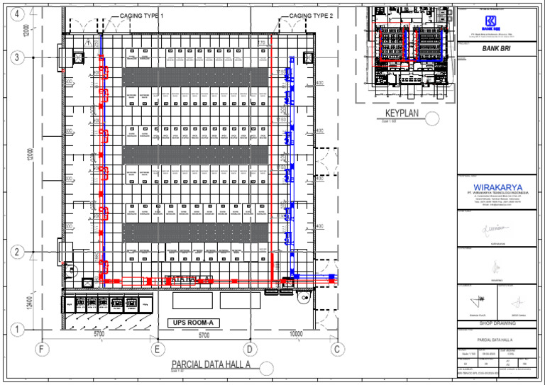 Layout Penempatan Caging Data Hall A | PDF | Indonesia | Microfinance