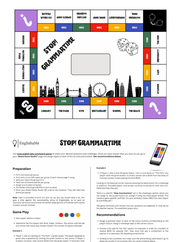 Board Game With Customisable Question Sets 156872 | PDF
