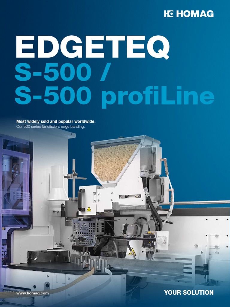 HOMAG EDGETEQ S-500 Overview | PDF | Adhesive | Polyurethane