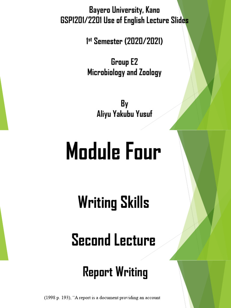 Module Four (2) | PDF | Memorandum | Résumé