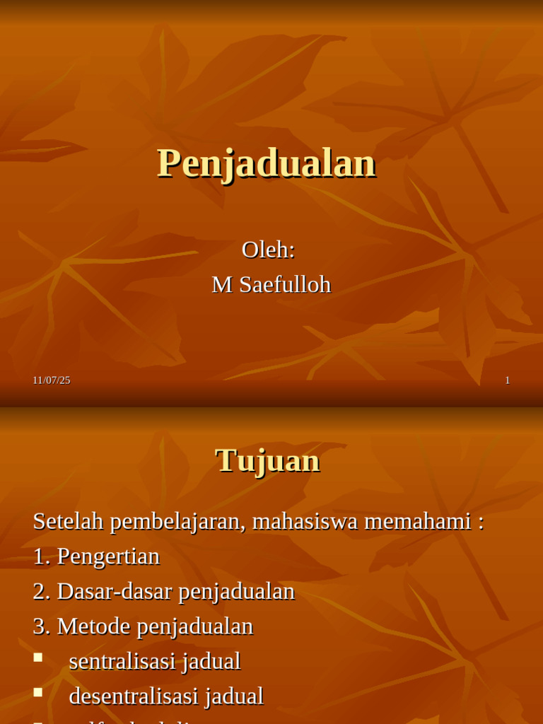 Dasar-Dasar Penjadwalan Tenaga Kesehatan | PDF