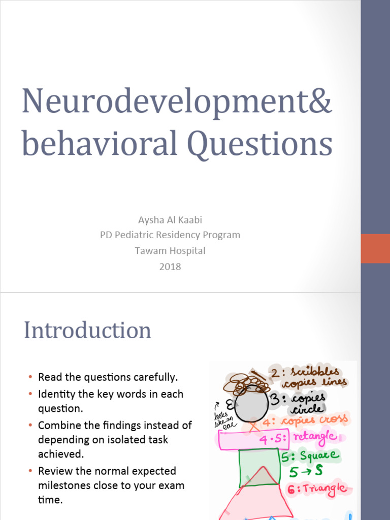 4th SKMC 2018board Review Course Neuro Development Q&A Withh ...