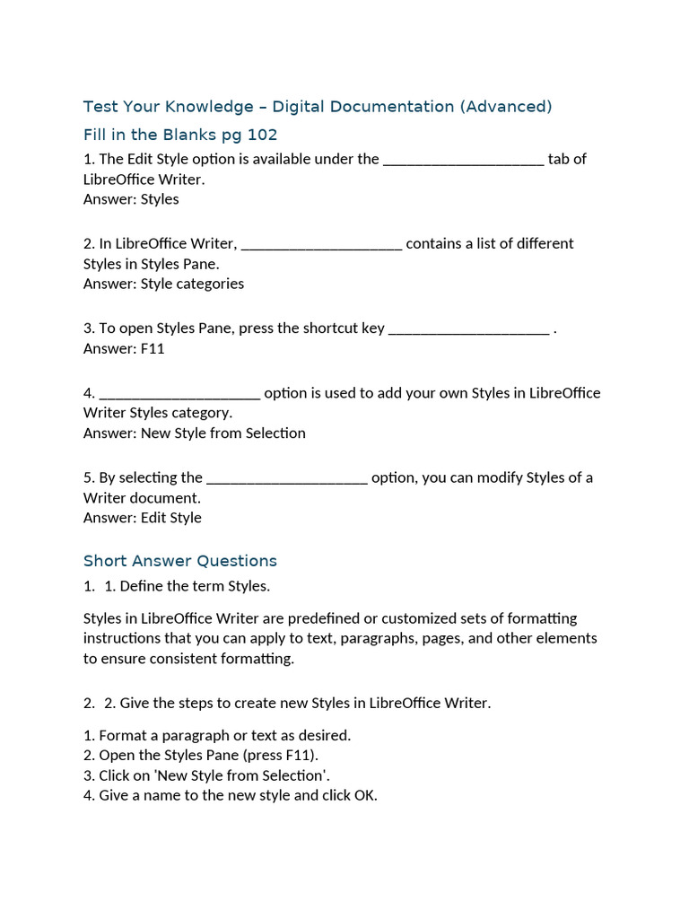 Digital Documentation Excersise | PDF | Page Layout | Document