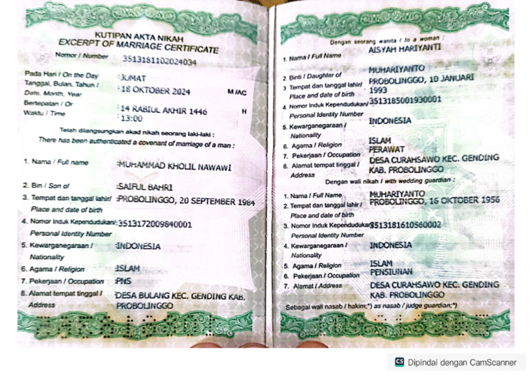 Buku Nikah Baru | PDF