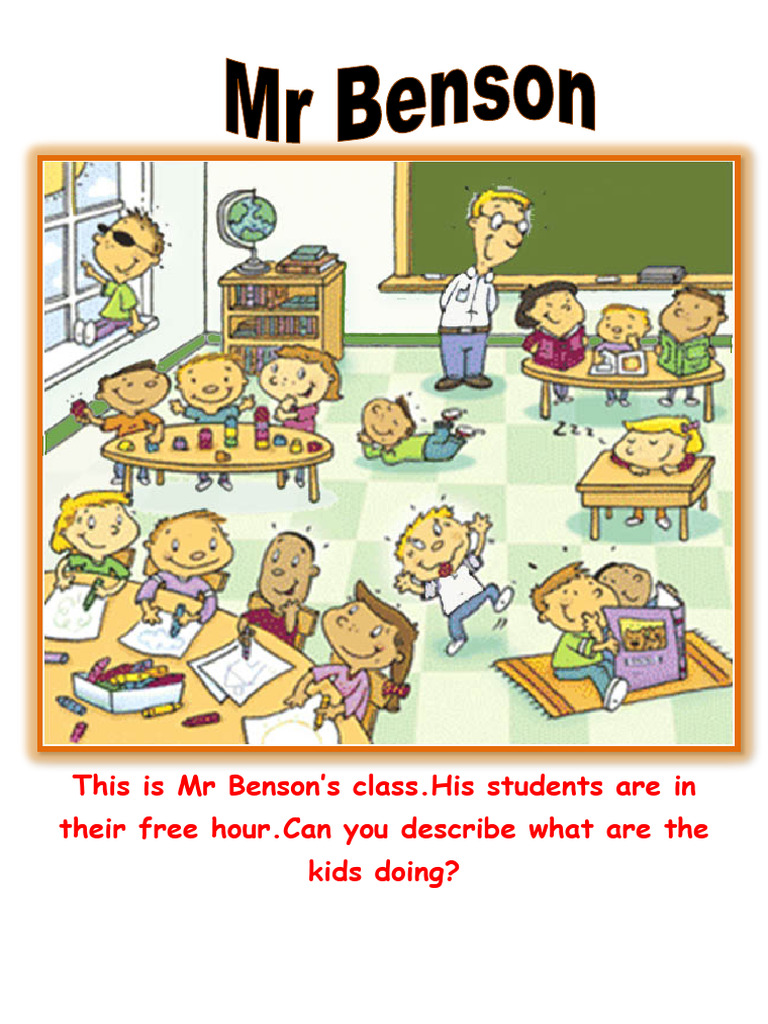 MR Benson Classroom Posters Conversation Topics Dialogs Pict 62747 | PDF