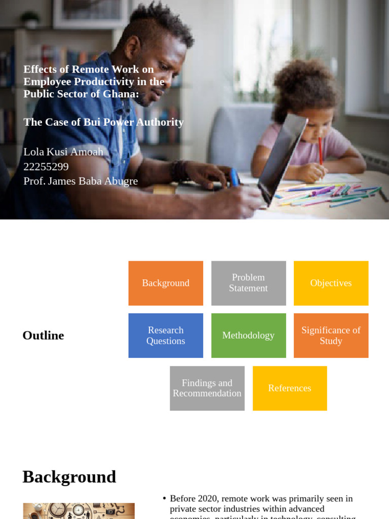 Effects of Remote Work On Employee Productivity in The Public Sector of ...