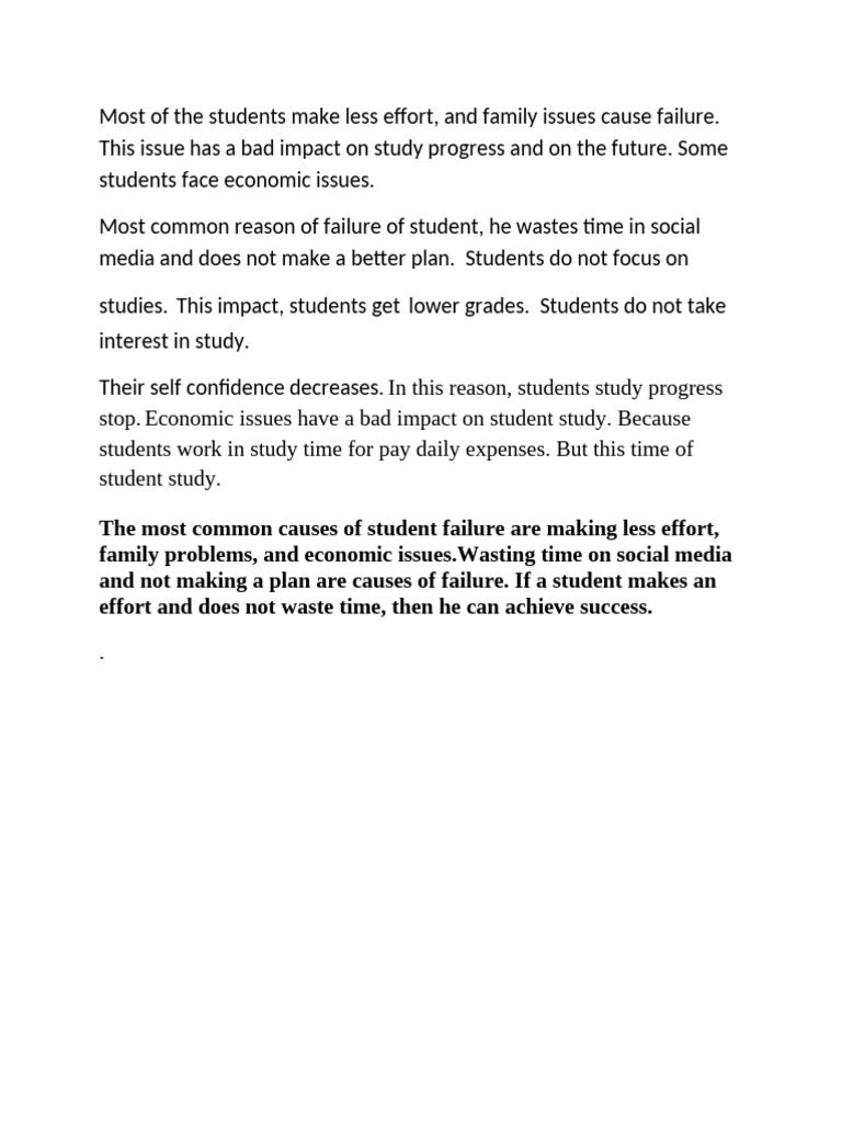 Most of The Students Make Less Effort | PDF