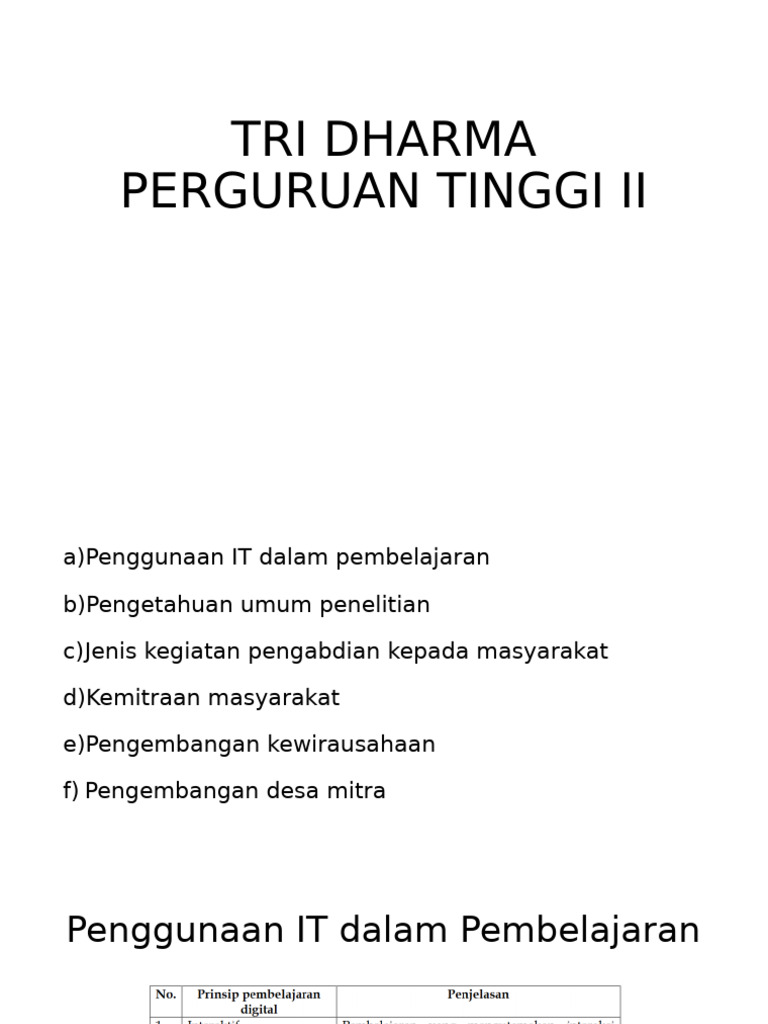 Etika Dan Tri Dharma Perguruan Tinggi II | PDF