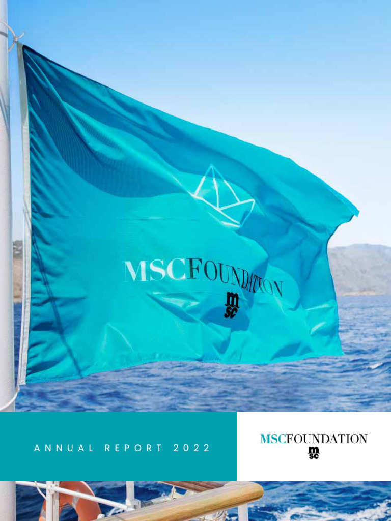 MSC Foundation Annual Report 2022 2 | PDF | Coral | Coral Reef