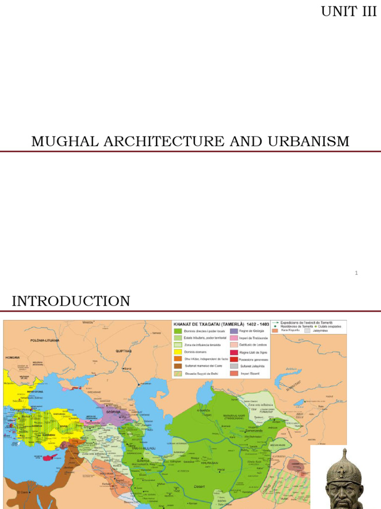 Unit III Mughal Architecture | PDF | Mughal Empire
