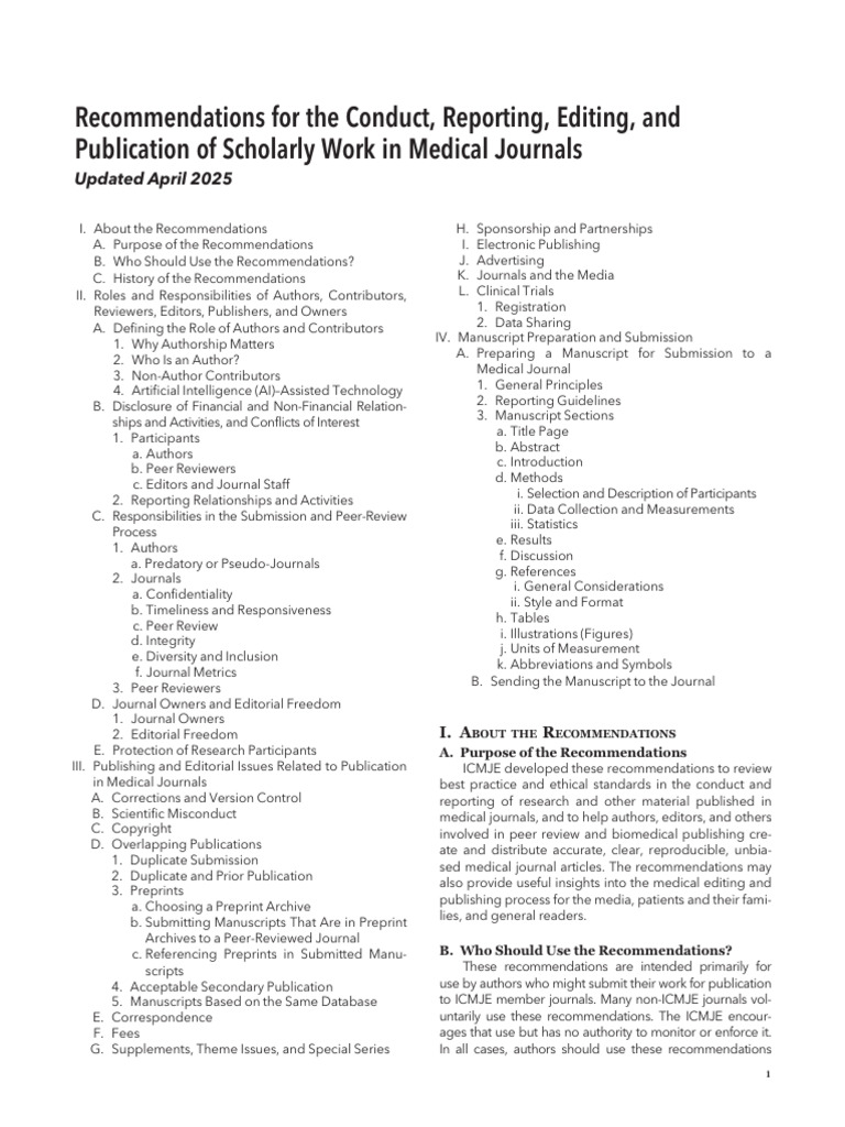 Medical Journal Publication Guidelines | PDF | Peer Review | Science
