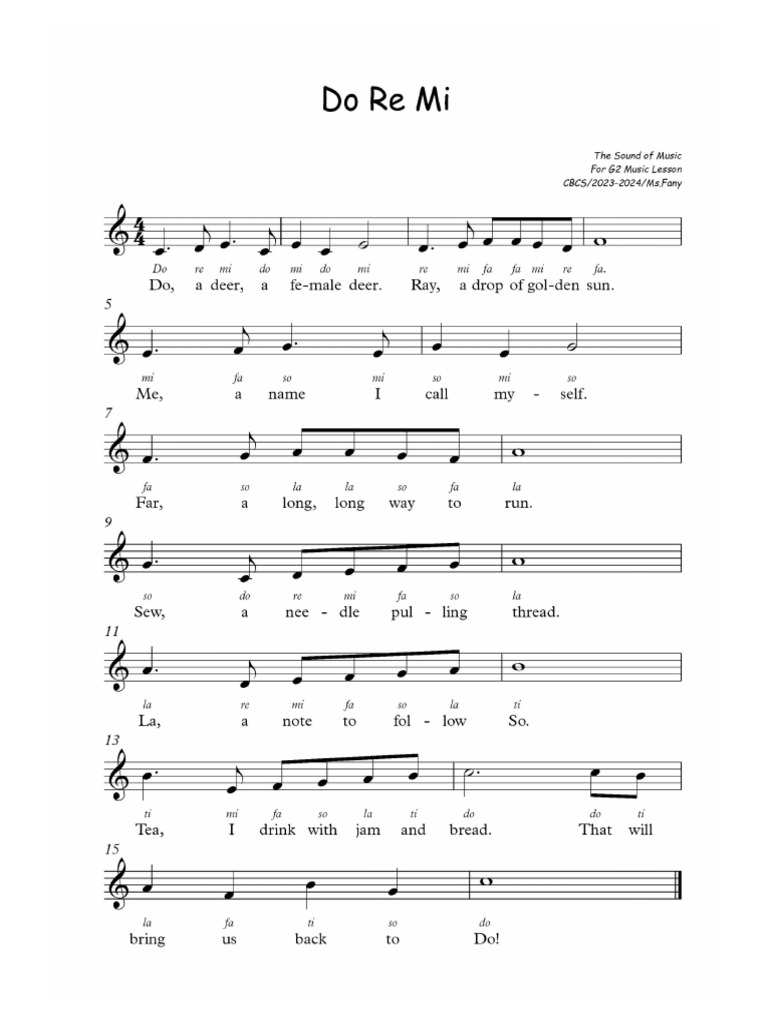 Do Re Mi | PDF
