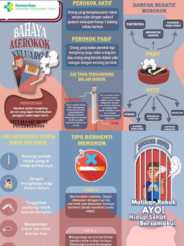 Leaflet Merokok | PDF