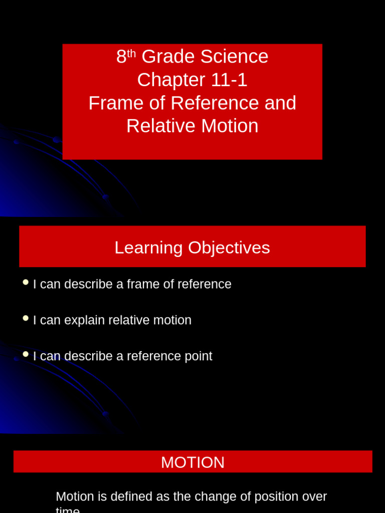 Understanding Frame of Reference in Motion | PDF | Physics