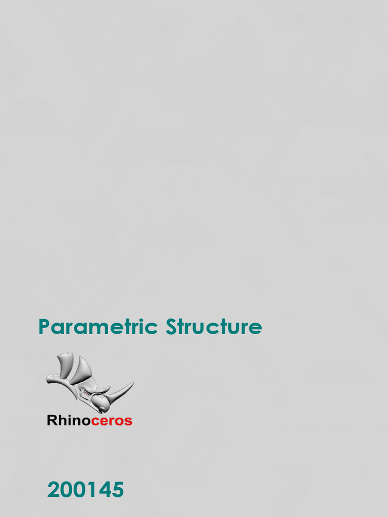 Parametric Structure | PDF