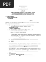 Land Control Board Consent Application | PDF | Lease | Mortgage Law