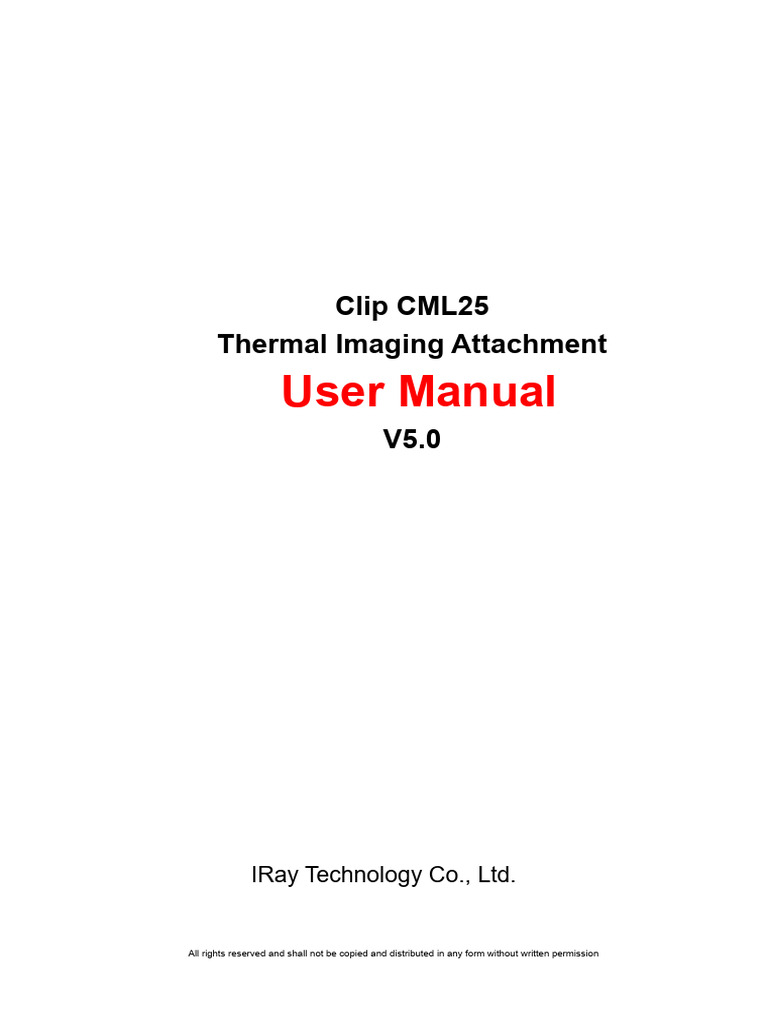 Clip M Series CML25 User Manual en | PDF | Pixel | Camera