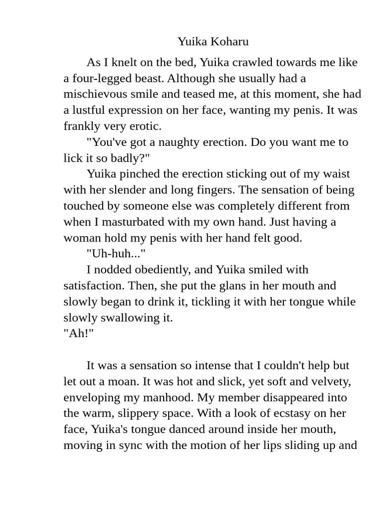 Fanfic | PDF | Fellatio | Vagina