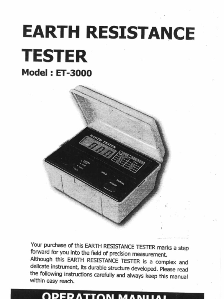 ET-3000 User Manual | PDF