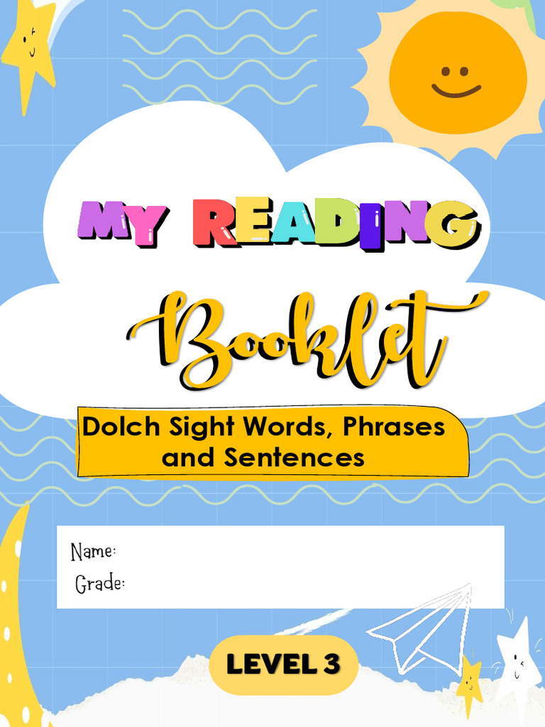 Dolch Sight Words & Phrases Level 3 | PDF