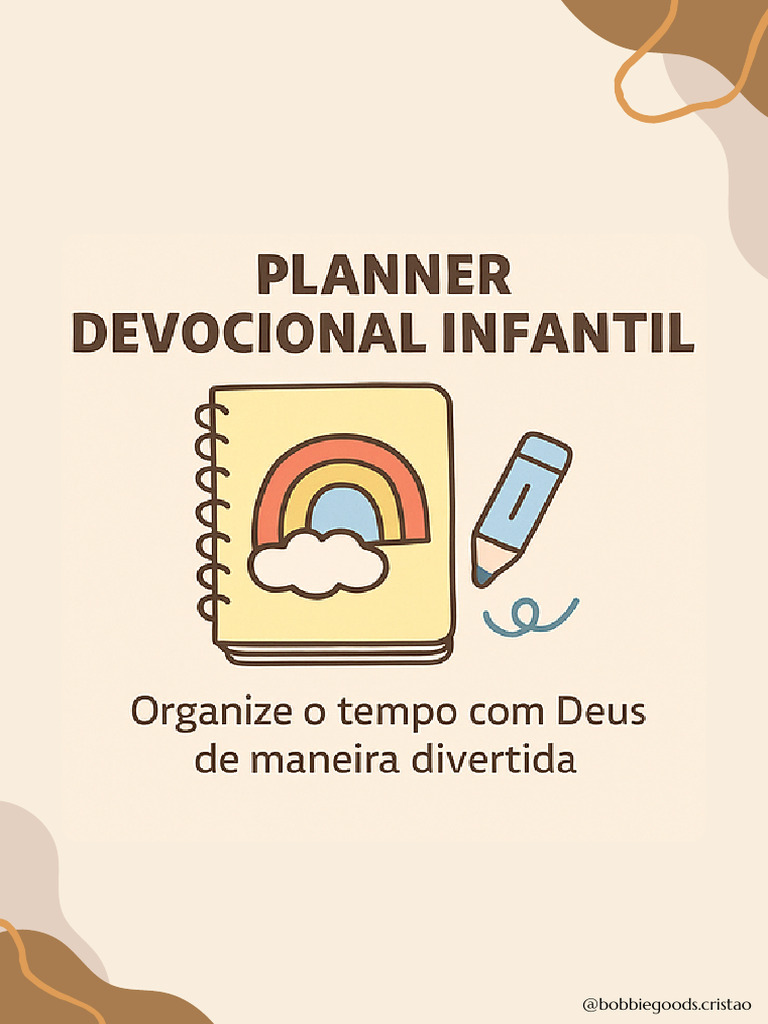 Planner Devocional Infantil Imprimível | PDF