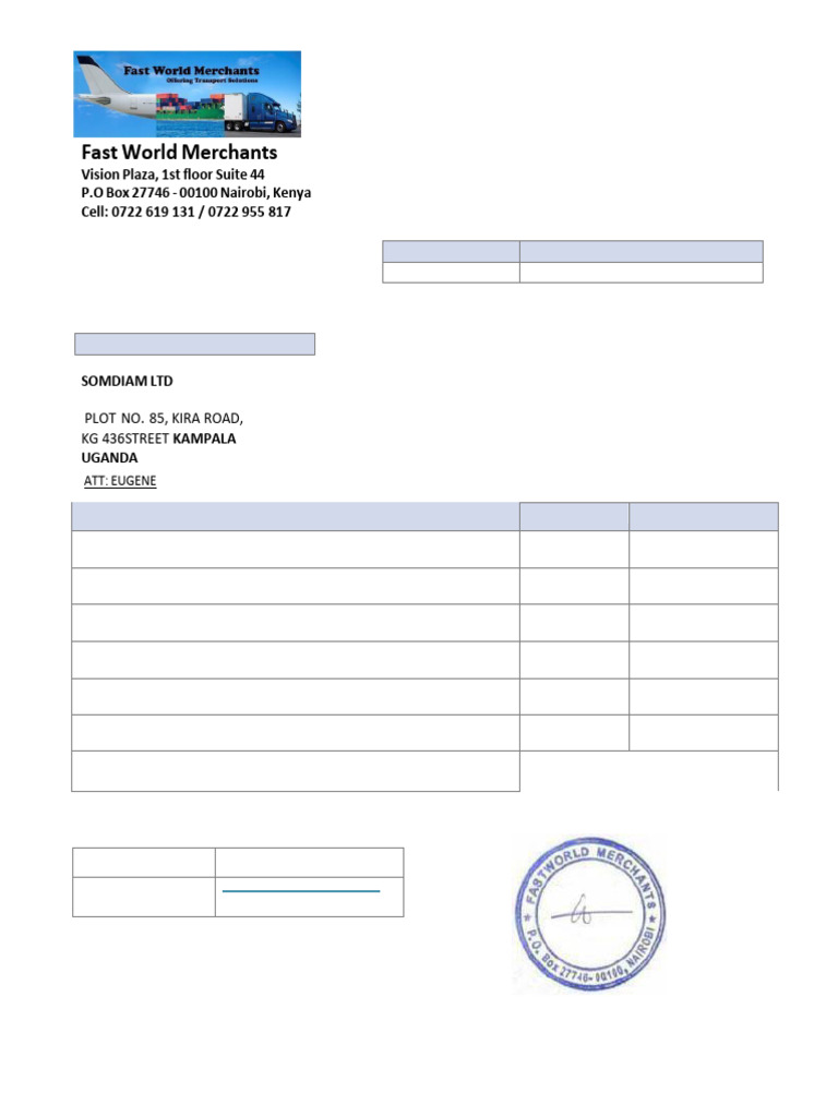 Invoice Letterhead | PDF
