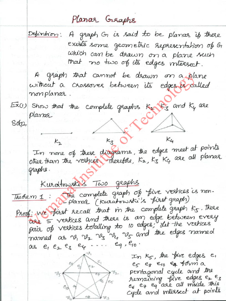 Graph Theory Module 4 | PDF