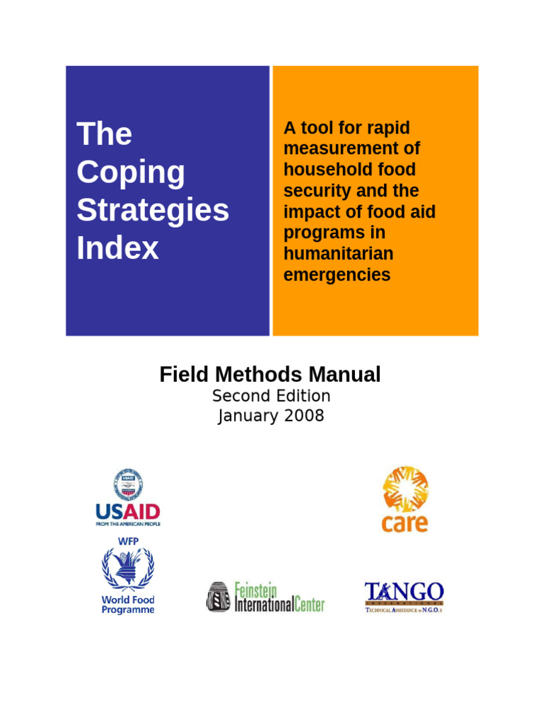 The Coping Strategies Index | PDF | Food Security | Humanitarian Aid