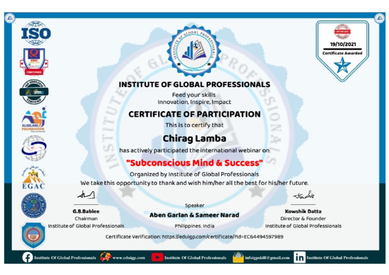 Certificate 3 | PDF