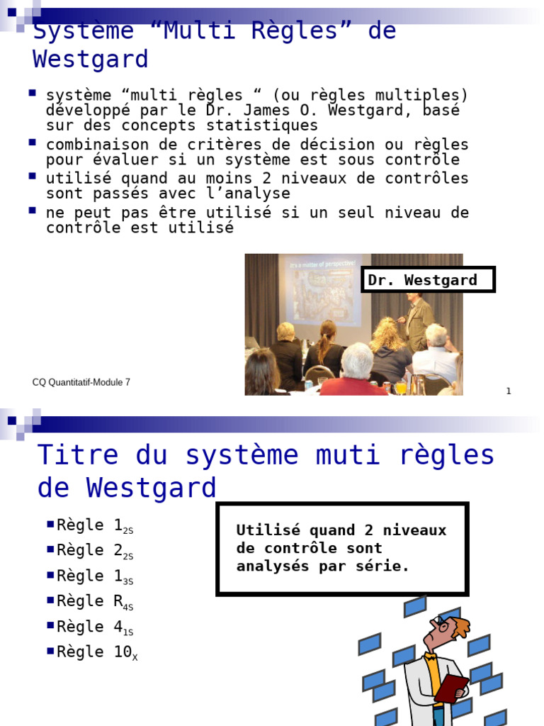 Système Multi Règles de Westgard en CQ | PDF