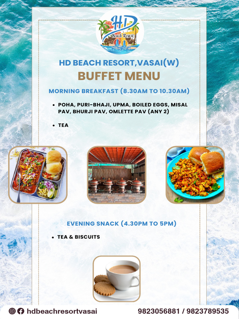 HD Buffet Menu A4 | PDF