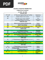 2026 ASA National Fixtures Schedule | PDF | Sport Of Athletics | Sports