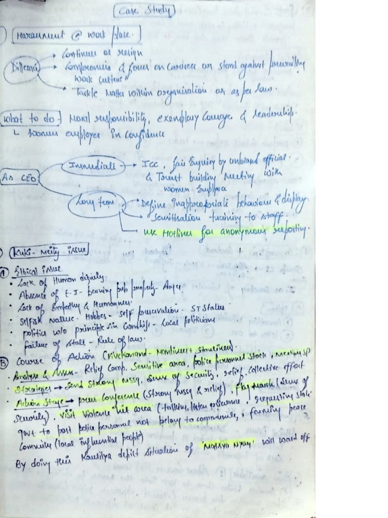 PYQ Repeated Case Studies | PDF