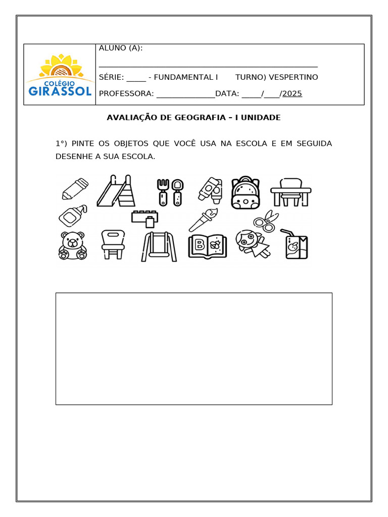 Avaliacao - de - Geografia 2 Ano | PDF