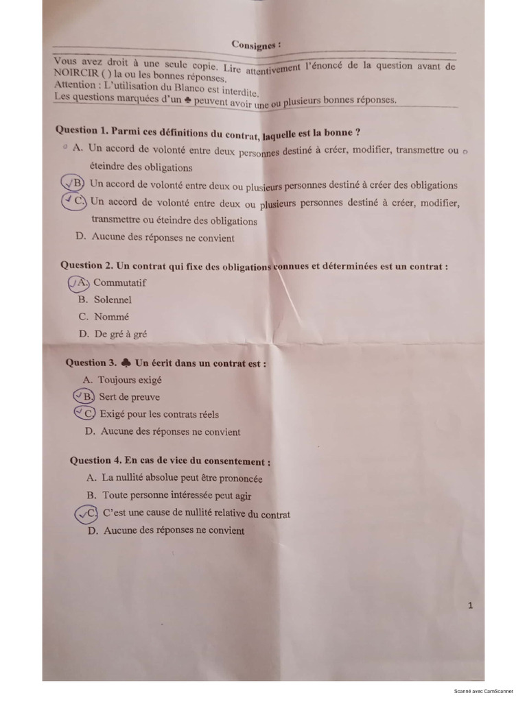 Droit Des Affaires Rattrapage | PDF