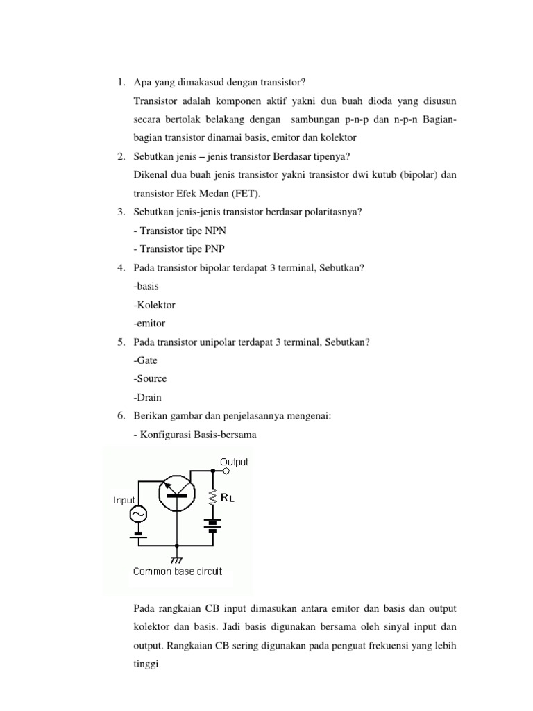 Transistor Dioda | PDF