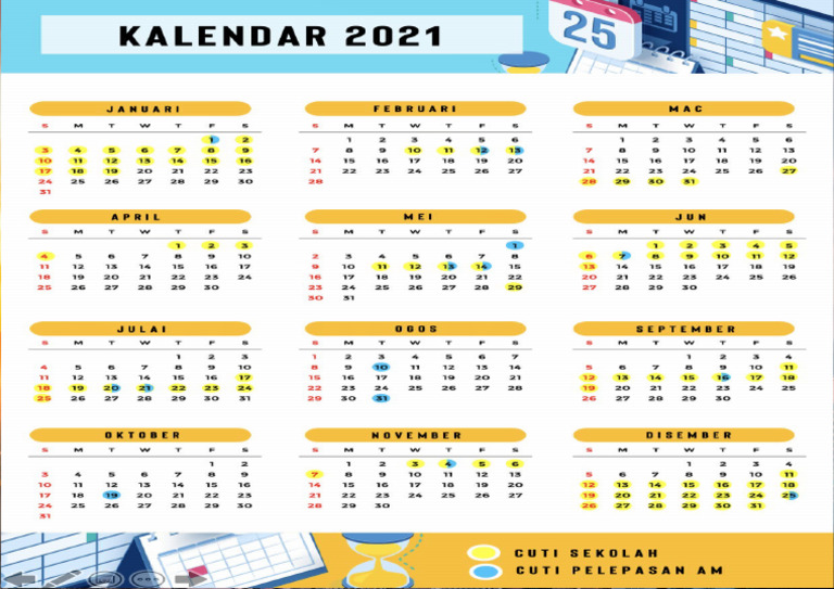 Kalendar 2021 | PDF