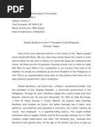 Andrés Bonifacio's Family Overview | PDF | Philippines–Spain Relations ...