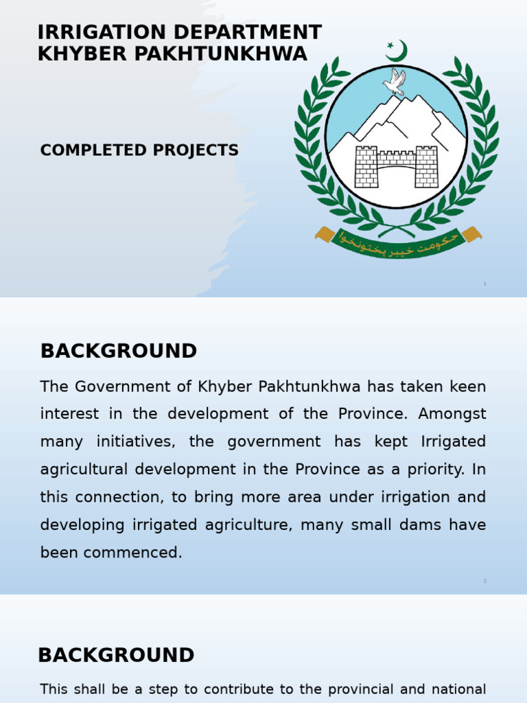 Small Dams in Khyber Pakhtunkhwa | PDF | Hydrology | Hydraulic Engineering