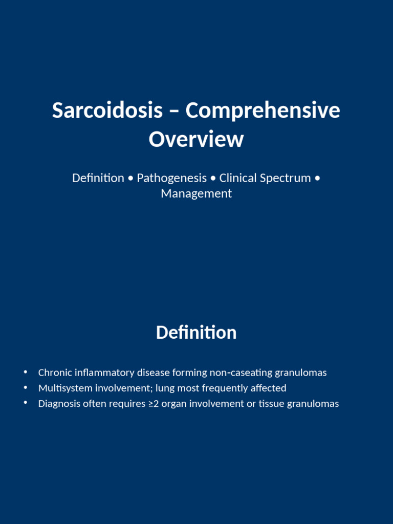 Testing for Scalp Sarcoidosis | PDF | Medical Specialties | Diseases ...