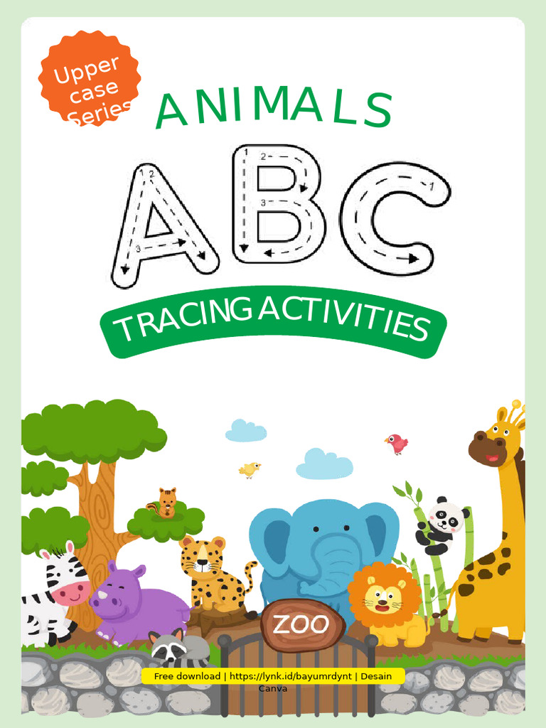 Salinan Dari Free Worksheet Animals ABC Tracing September 2024 | PDF