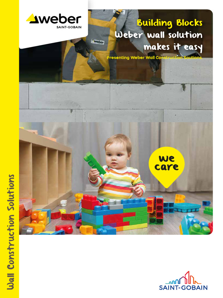 Weber Wall Mortars for AAC Blocks | PDF | Concrete | Plaster