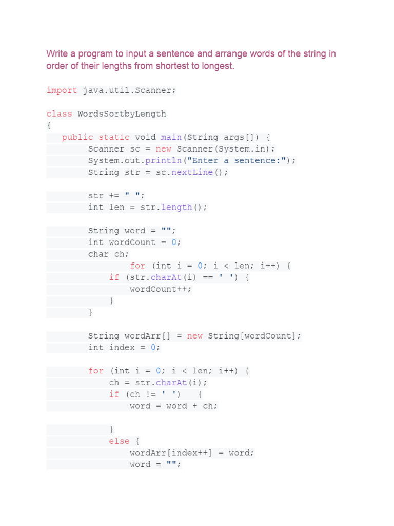 Strings&Arrays | PDF
