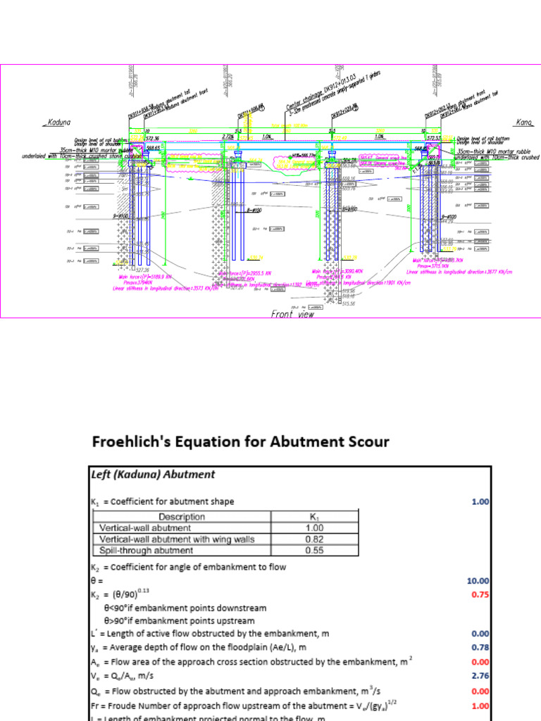 Abutment and Pier Scour Analysis | PDF | Motion (Physics) | Continuum ...