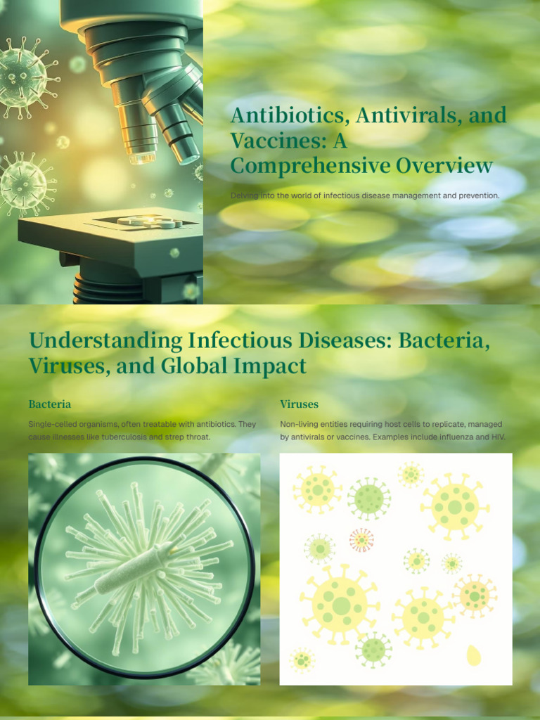 Antibiotics Antivirals and Vaccines A Comprehensive Overview | PDF ...